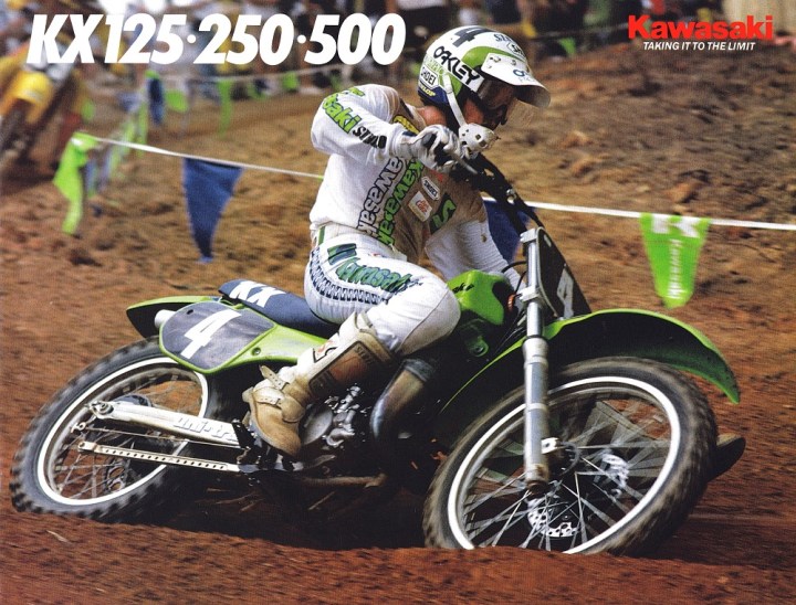 1985 Kawasaki KX125, KX250 and KX500 Brochure