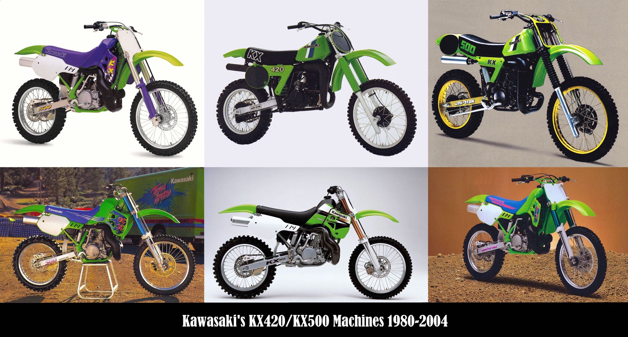 Kawasaki KX420/KX500 Motocross Model History 1980-2004