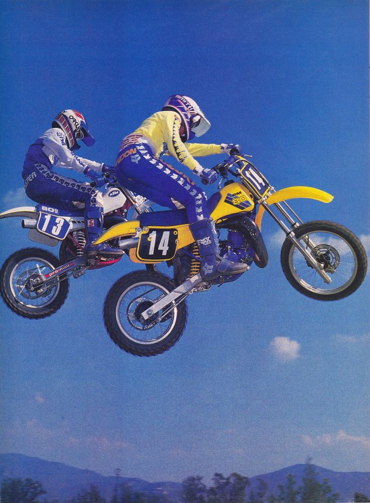 1986 Motocross Shootout: Suzuki RM80 vs. KTM 80MX